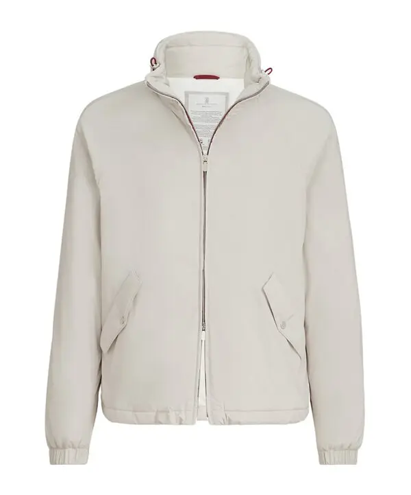 Brunello Cucinelli Hooded Nylon Performance Jacket - Panama