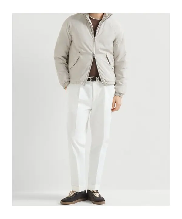 Brunello Cucinelli Hooded Nylon Performance Jacket - Panama