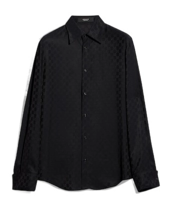 Gucci Collared Long-sleeve Shirt