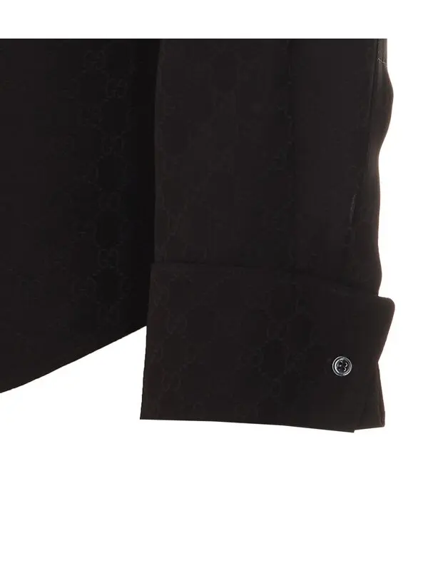Gucci Collared Long-sleeve Shirt