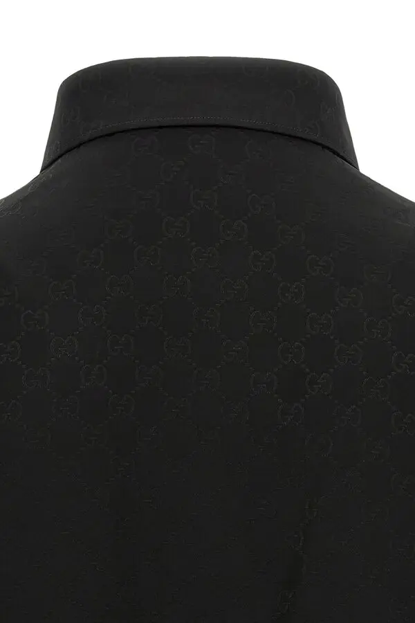 Gucci Collared Long-sleeve Shirt
