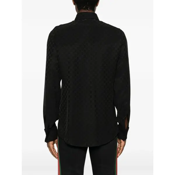Gucci Collared Long-sleeve Shirt