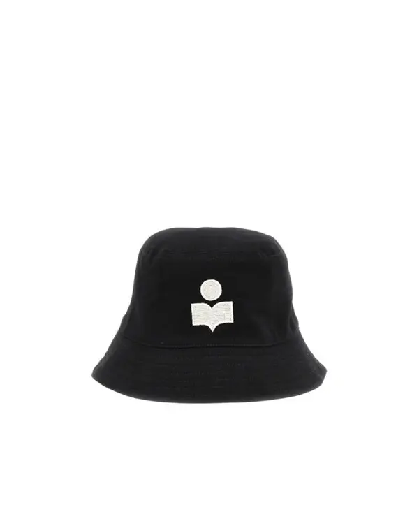 Isabel Marant Étoile Logo Embroidered Bucket Hat - Black