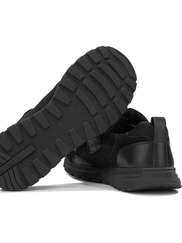 Prada Mesh Loafers - Black