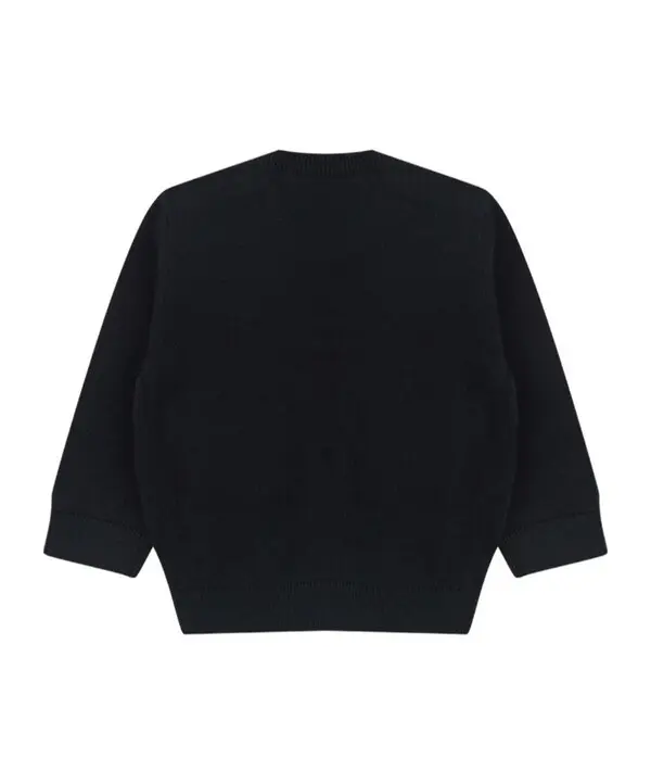 Emporio Armani Eagle Logo Button Detail Sweater