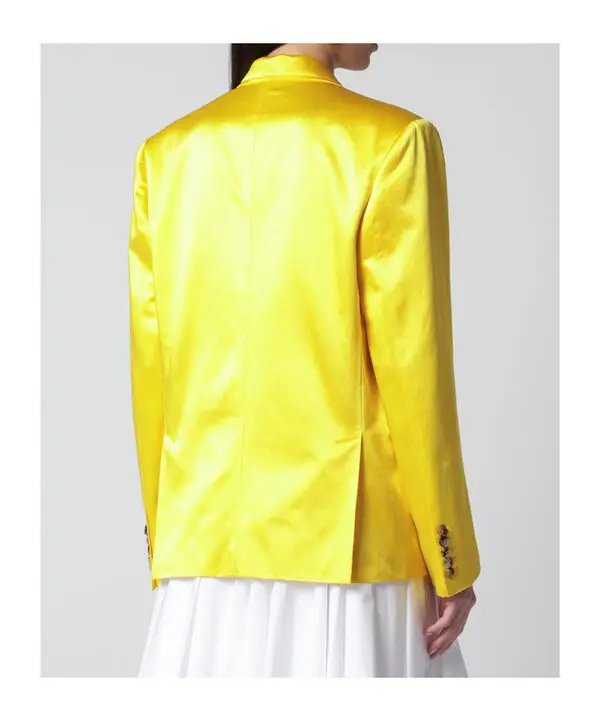 Dries Van Noten Long Sleeve Double Breasted Blazer