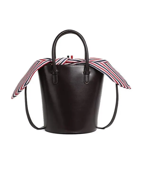 Thom Browne Rwb Stripe Bucket Bag