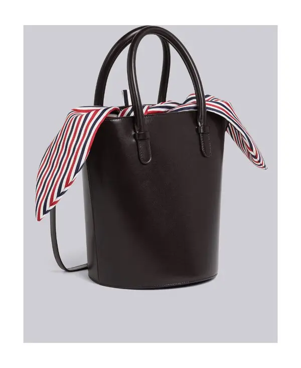 Thom Browne Rwb Stripe Bucket Bag