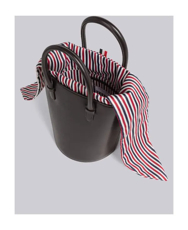 Thom Browne Rwb Stripe Bucket Bag