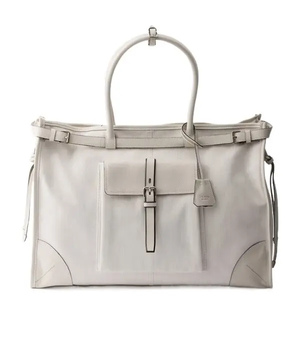 Prada Bonnie Tote Bag - White