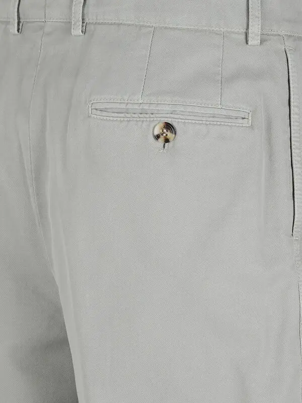 Brunello Cucinelli Pleated Detail Shorts - Gray