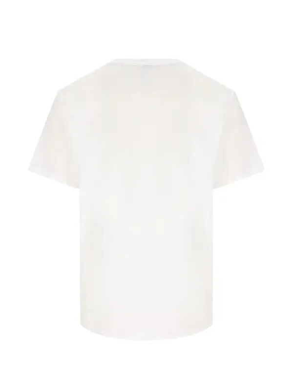 Loewe Logo Detailed Short Sleeved T-shirt - White