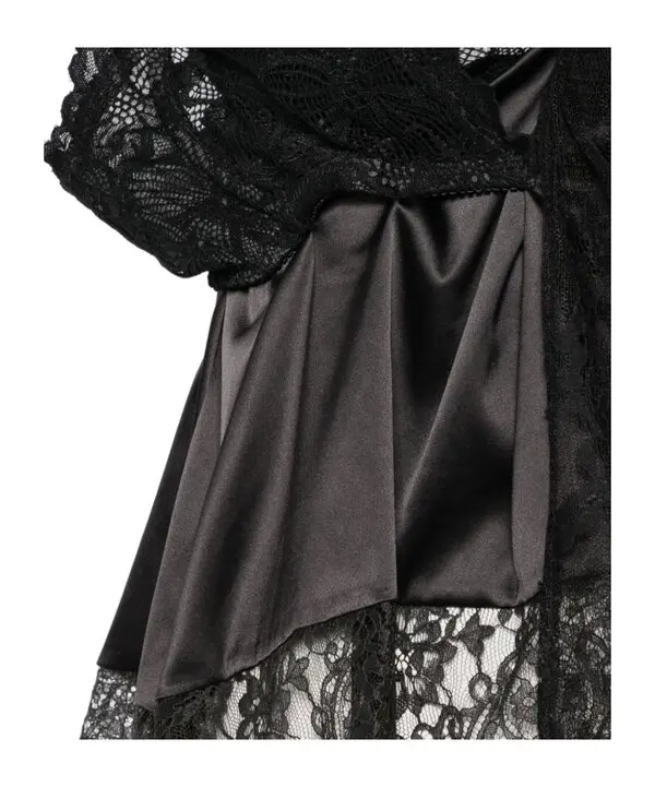 Junya Watanabe X Peach John Lace V-neck Blouse