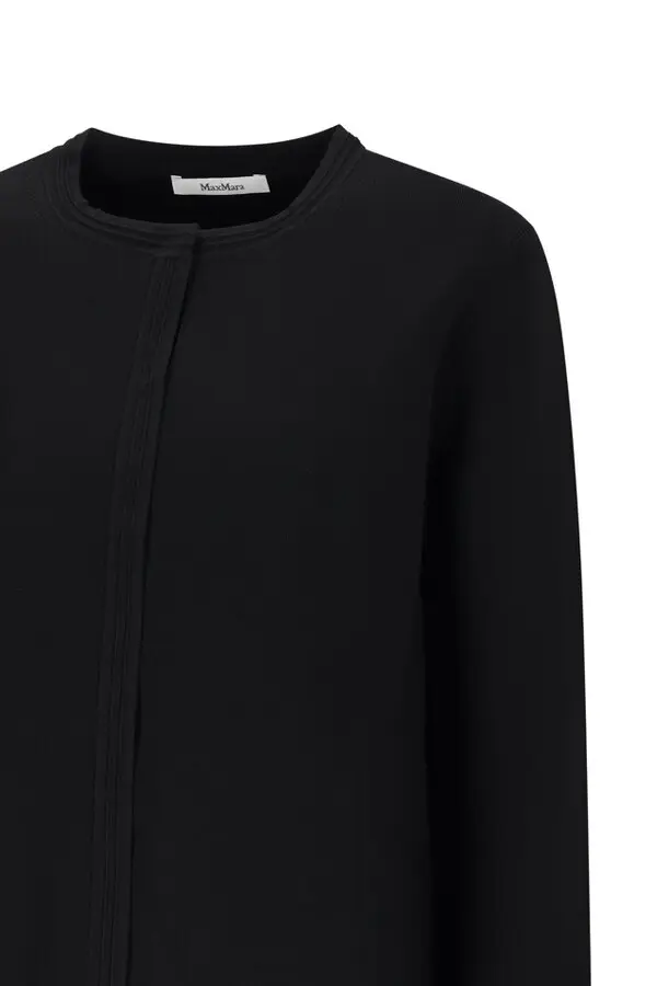 Max Mara Round Neck Long Sleeve Cardigan