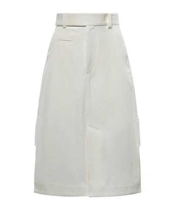 Bottega Veneta Belted A-line Midi Skirt - No