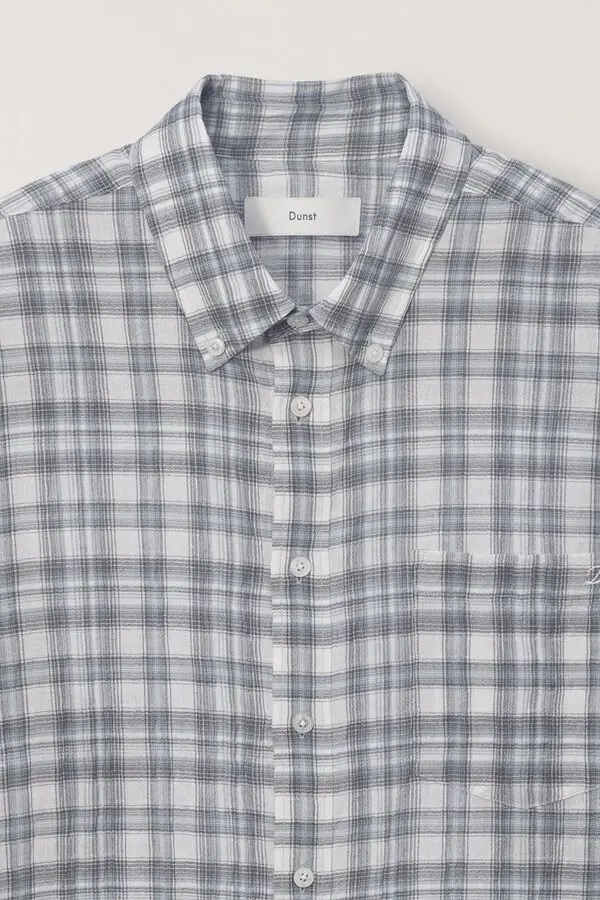DUNST Check-pattern Long-sleeve Shirt