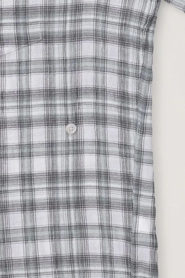 DUNST Check-pattern Long-sleeve Shirt