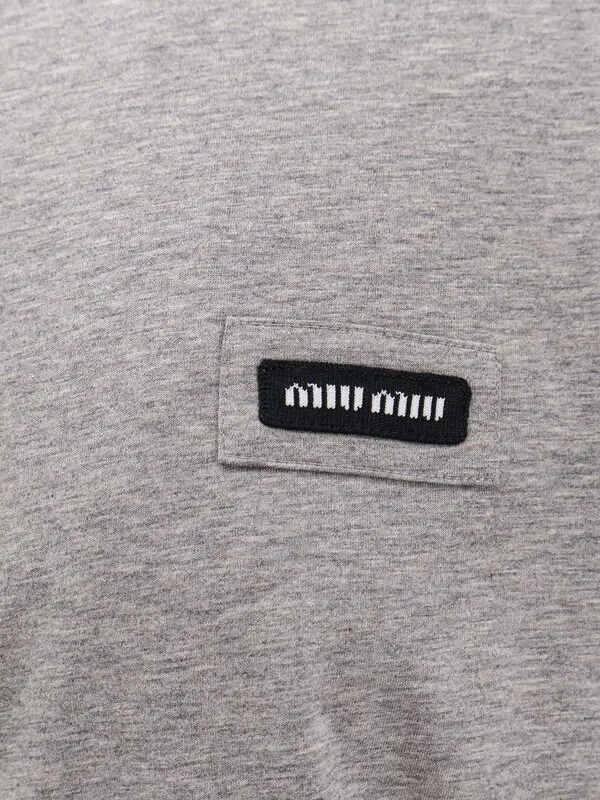 Miu Miu Logo Zip-up Hoodie