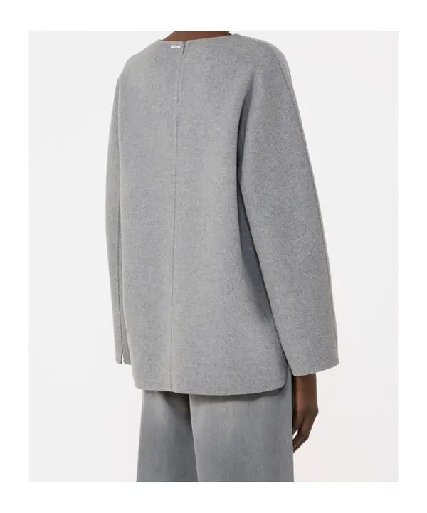 Max Mara Long-sleeved V-neck Blouse