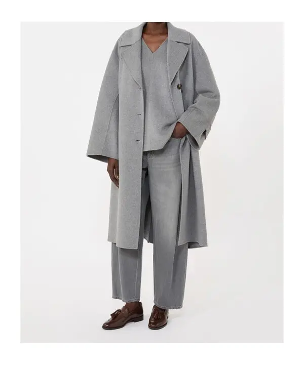 Max Mara Long-sleeved V-neck Blouse
