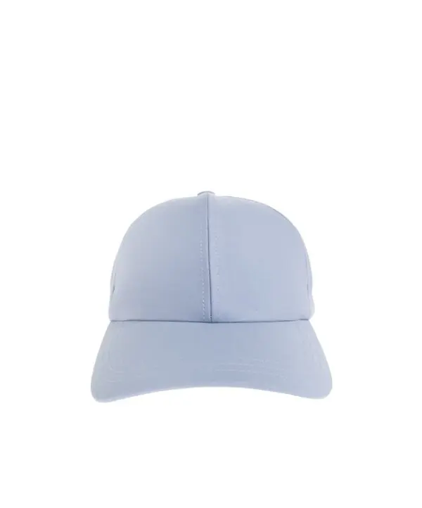 Balmain Curved Brim Baseball Cap - Light Blue