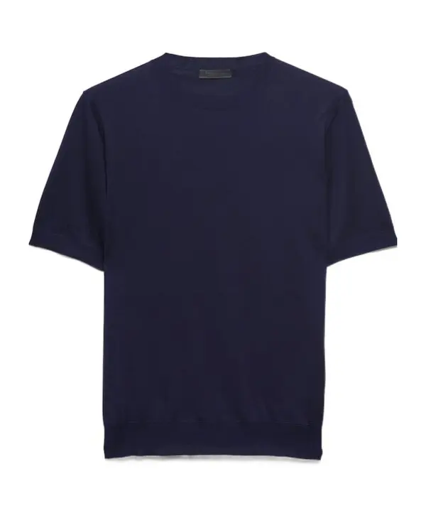 Prada Short-sleeved Silk Sweater