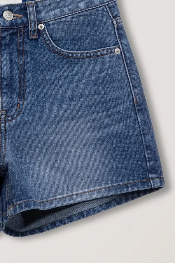 DUNST Faded Denim Shorts