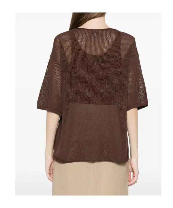 Antonelli Firenze Knitted Sweater - Brown