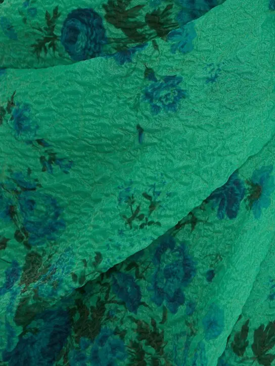 Erdem Printed Organza Midi Dress