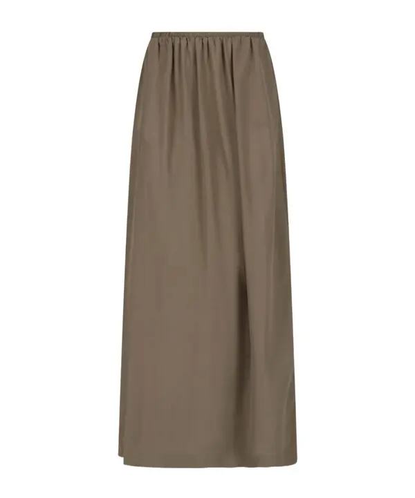 THE FRANKIE SHOP Elastic-waist Midi Skirt With Slit