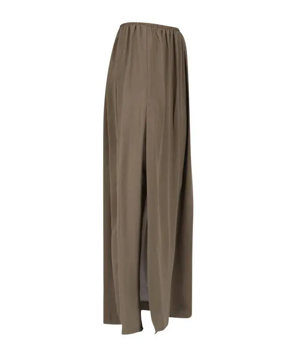 THE FRANKIE SHOP Elastic-waist Midi Skirt With Slit