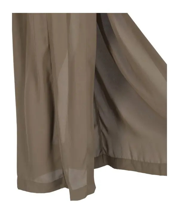 THE FRANKIE SHOP Elastic-waist Midi Skirt With Slit