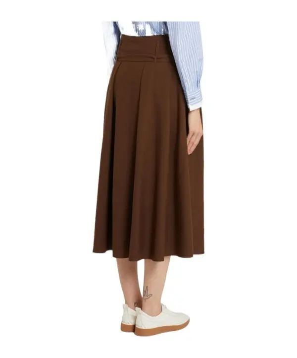 Marella Belted Midi Skirt