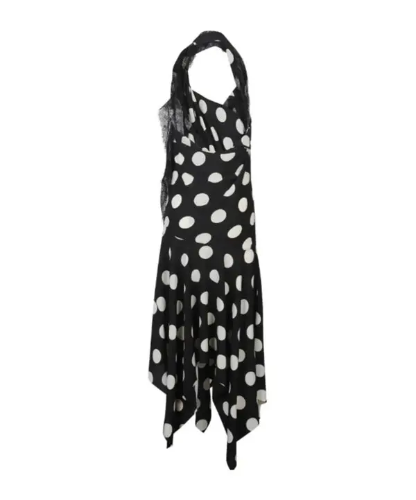 Junya Watanabe Polka Dot Lace Midi Dress