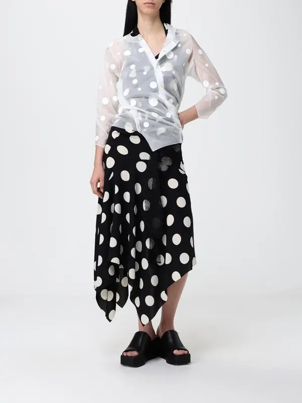 Junya Watanabe Polka Dot Lace Midi Dress