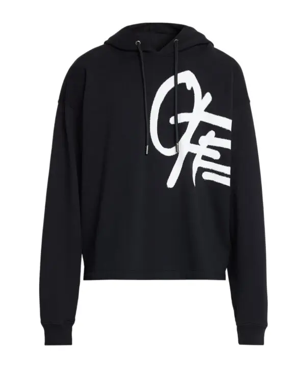 Off-White Graffiti Logo Cotton Hoodie