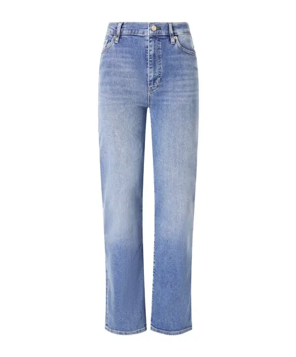FRAME High-rise Straight Leg Jeans