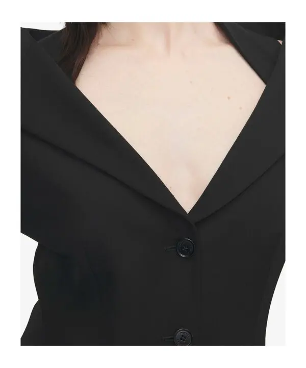 Alexander McQueen Off-shoulder Blazer