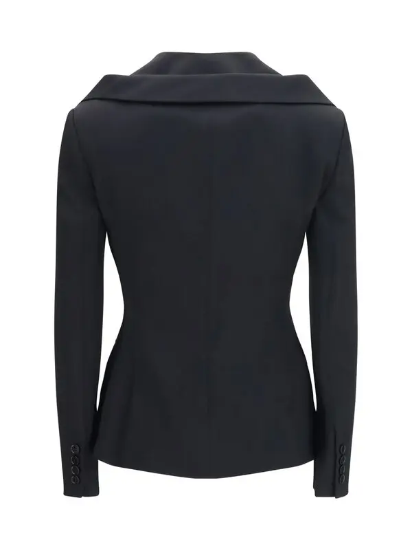 Alexander McQueen Off-shoulder Blazer - Black