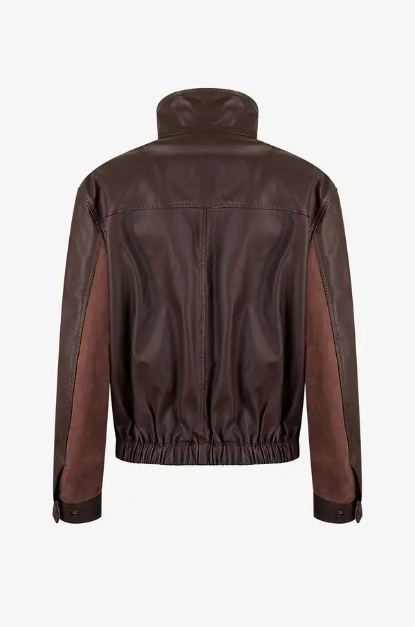 LEMAIRE Leather Bomber Jacket
