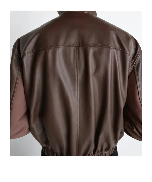 LEMAIRE Leather Bomber Jacket