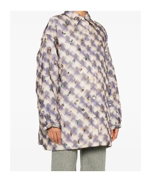 Dries Van Noten Embellished Long Sleeve Shirt