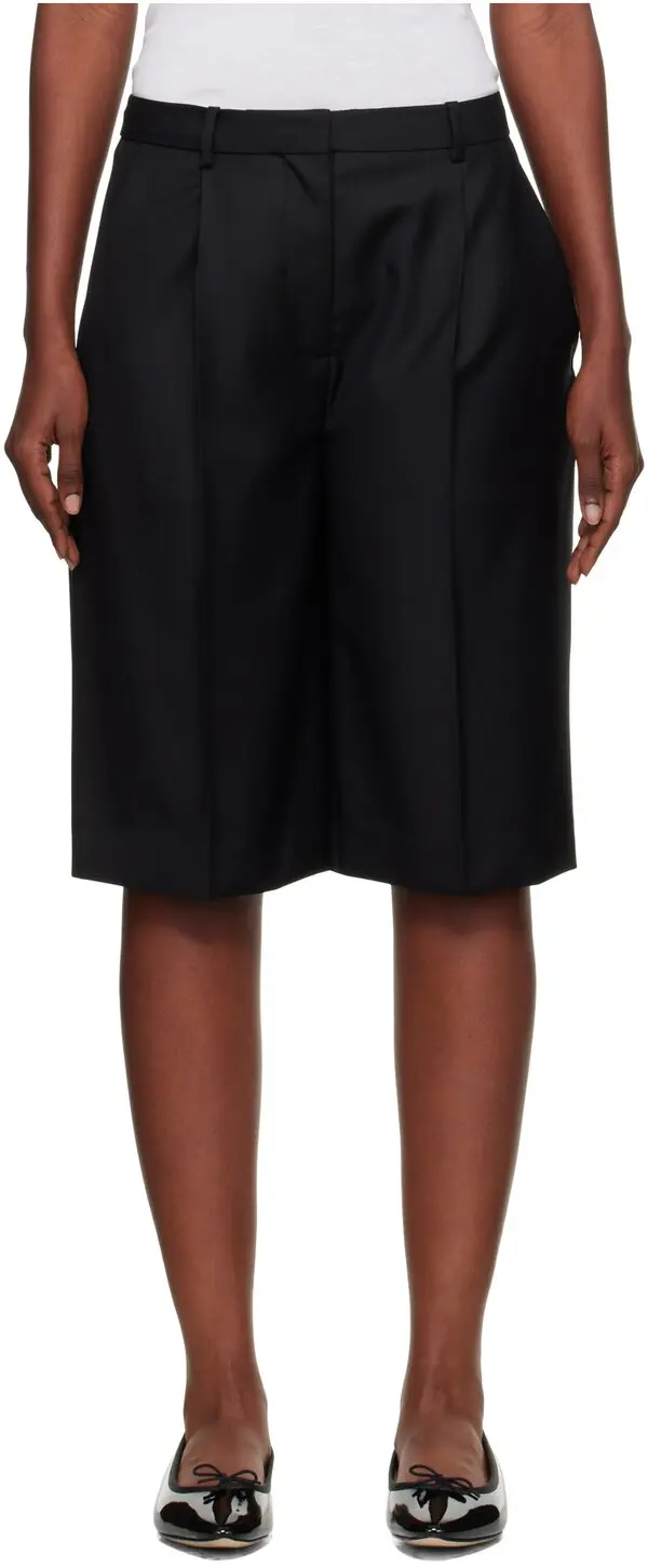 Loulou De Saison Pleated Tailored Shorts
