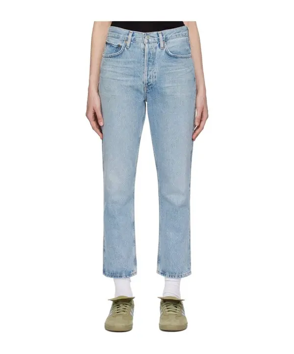AGOLDE High Waist Denim Trousers