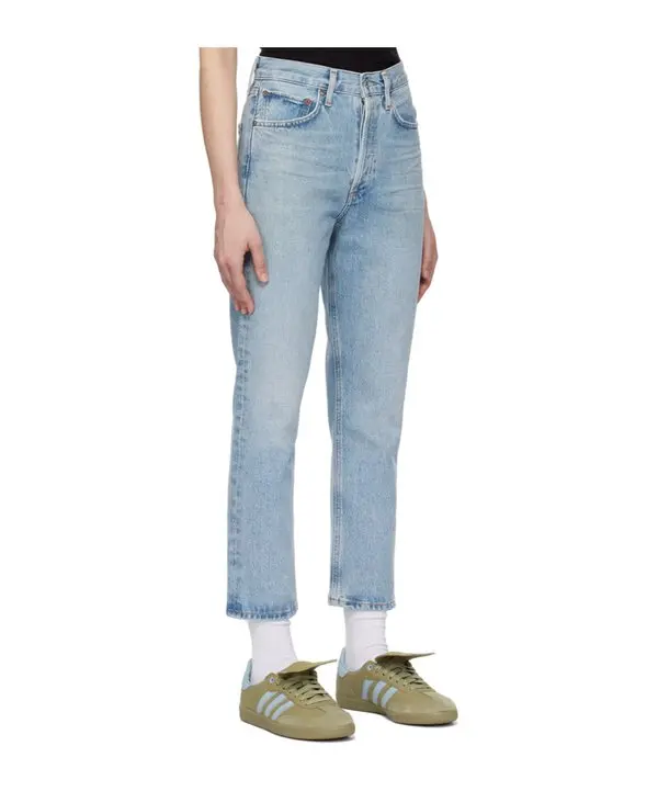 AGOLDE High Waist Denim Trousers