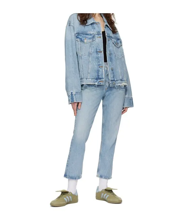 AGOLDE High Waist Denim Trousers