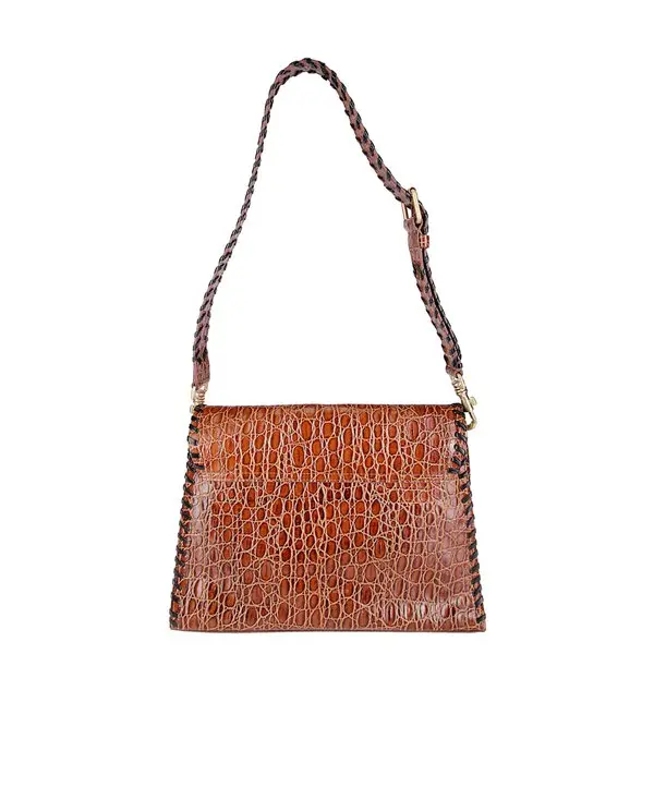Dries Van Noten Embossed Shoulder Bag