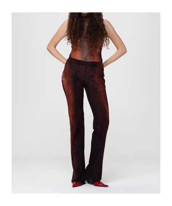 JEAN PAUL GAULTIER Printed Mesh Trousers