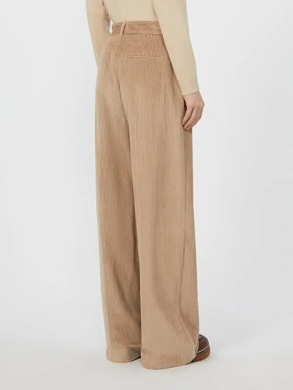 Max Mara Tania Wide-leg Corduroy Trousers