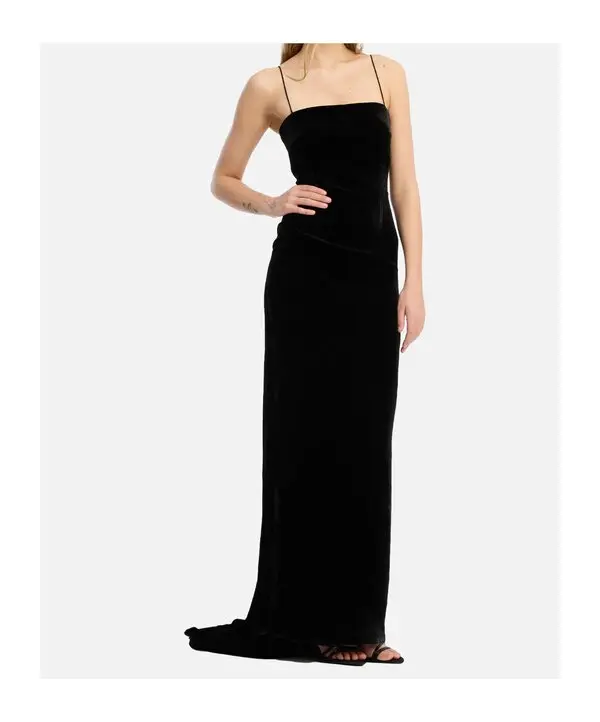 ROTATE BY BIRGER CHRISTENSEN Velvet Maxi Dress